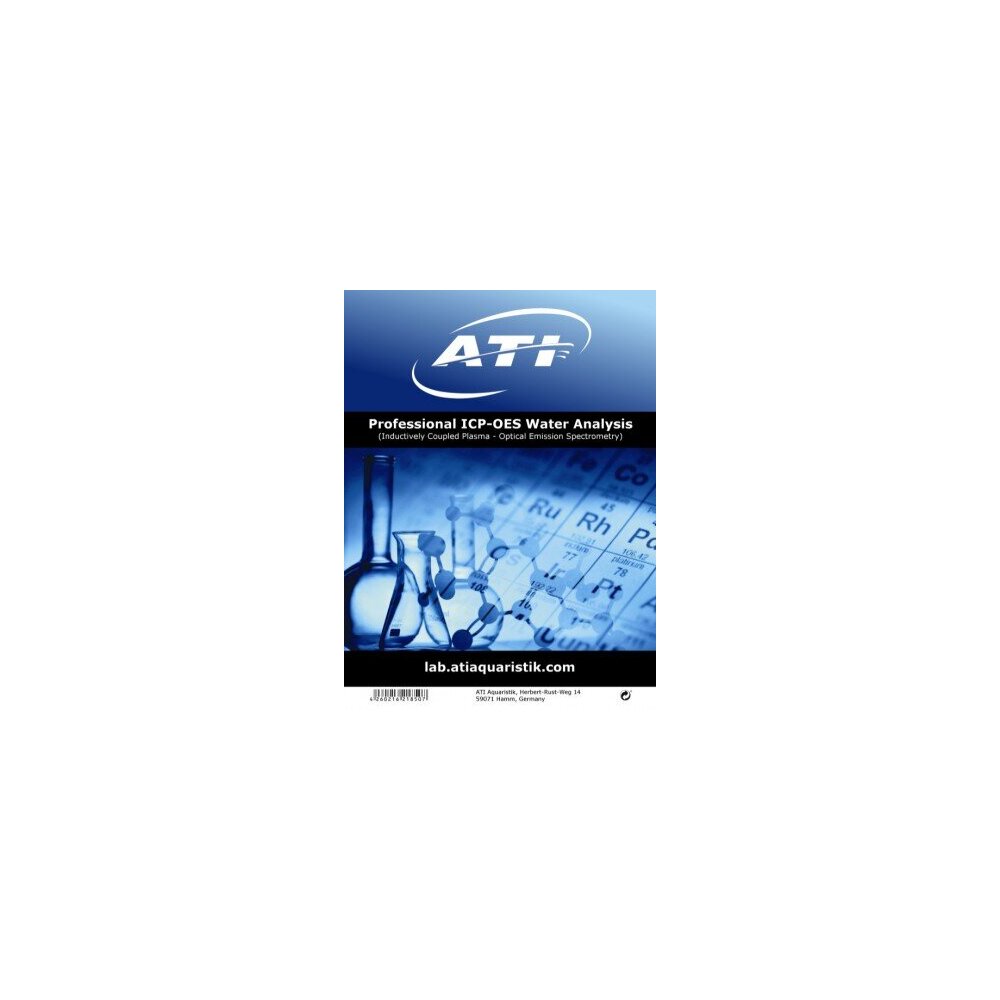 ICP OES Water Test ATI ICP-OES Complete Saltwater Aquarium Test Kit ...
